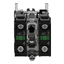 XB4BD53 - Selector switch, Harmony XB4, metal, black, 22mm, 3 positions ...