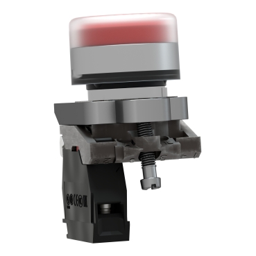 XB4BP42 - Pulsador rojo Ø 22mm, retorno de resorte, 1 NC | Schneider ...