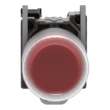 XB4BP42 - Pulsador rojo Ø 22mm, retorno de resorte, 1 NC | Schneider ...