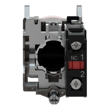 XB4BP42 - Pulsador rojo Ø 22mm, retorno de resorte, 1 NC | Schneider ...