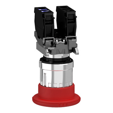 XB4BS8444 - Red Ø40 Emergency stop, switching off Ø22 latching turn ...