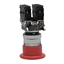 XB4BT845 - Harmony, emergency stop, latching push pull, red, 40 mm, 1 ...