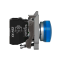 XB4BVB6 - Pilot light, Harmony XB4,metal, blue, 22mm, universal LED ...