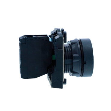 XB5AA11N - Push button, Harmony XB5N XB7N, plastic, flush, white, 22mm ...