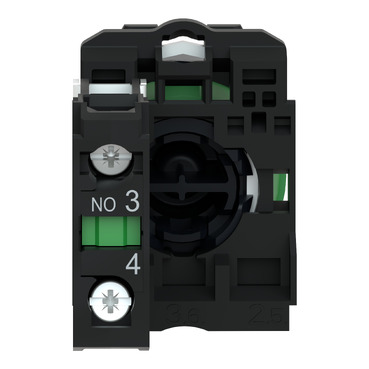 XB5AA31 - Push button, plastic, flush, green, Ø22, spring return ...