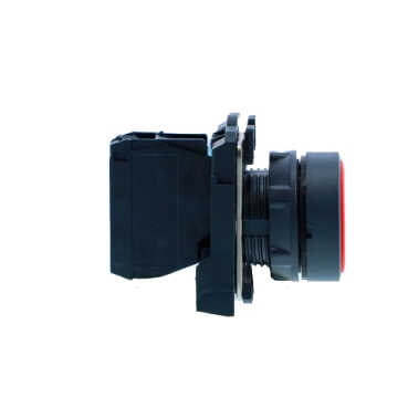 XB5AA41N - Push button, Harmony XB5N XB7N, plastic, flush, red, 22mm ...