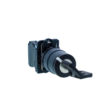 XB5AG33N - Key selector switch, Harmony XB5N XB7N, plastic, black, 22mm ...