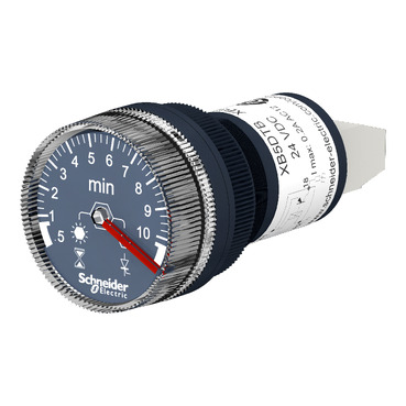 XB5DTGM4 - 100…240 VAC/DC Panel mounted timer monofunction with 0.5 min ...