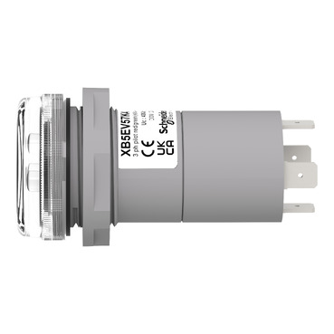 XB5EV57K4 - Monolithic pilot light 3 phases voltage, plastic, Ø30 ...