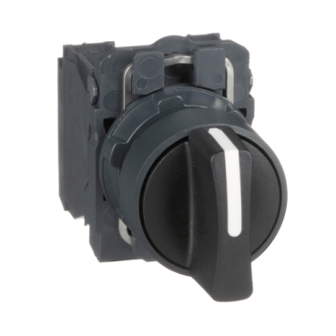 XB5AD53N - Selector switch, Harmony XB5N XB7N, plastic, black, 22mm ...