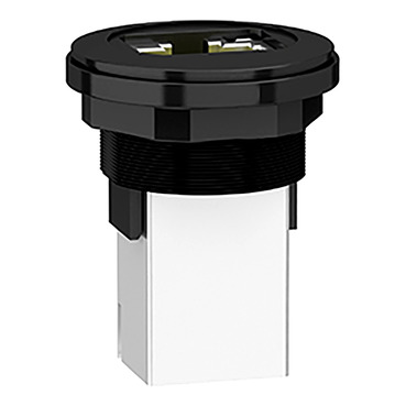 XB5PRJ45 - panel mounted RJ45 port - Ø22 mm - for Ethernet connection ...