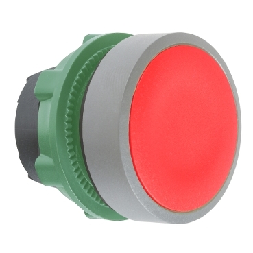 ZB5AH04C0 - Harmony XB5, Push button head, plastic, flush, red, Ø22 ...