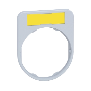 ZBYF4101C1 - legend holder 40 x 50 mm for flush mounted heads w/ leg ...