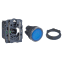 XB5AW36B1 - Illuminated push button, Harmony XB5, blue projecting ...