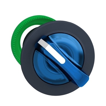 ZB5FK1463 - Cabeza selector flush luminoso azul 2 posiciones retorno i ...
