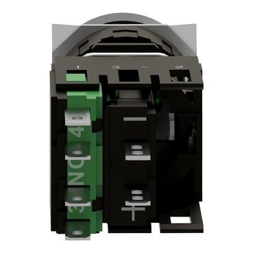 XB6AW3B1B - Complete illuminated push button, Harmony XB6, green flush ...