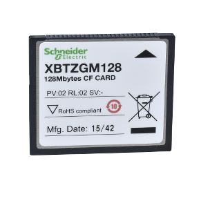 XBTZGM128 - Compact Flash memory card 128 MB - for advanced and ...