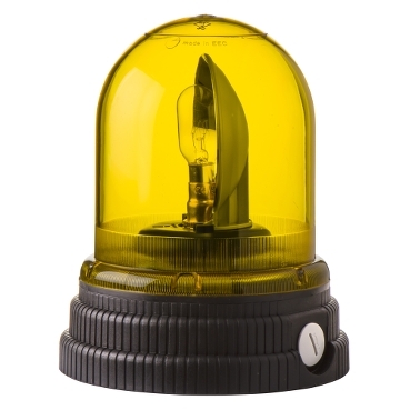 XVR1G08 - rotating mirror beacon XVR - Ø 165 - yellow - 25 W - 120 V AC ...