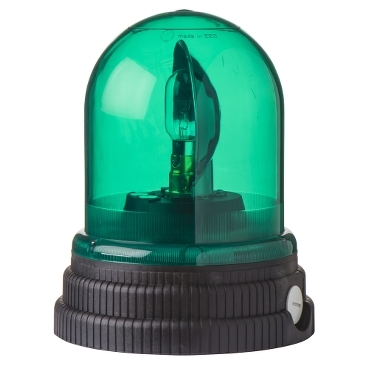 XVR1B03 - rotating mirror beacon XVR - Ø 165 - green - 25 W - 24 V AC ...