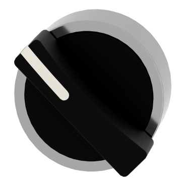 ZB2BD2C - Selector switch head, Easy Harmony XB2, metal, black, 22mm, 2 ...