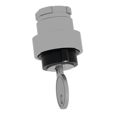ZB2BG2C - key selector switch head - Ø22 mm - black | Schneider ...