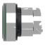 ZB4BW333 - Head for illuminated push button, Harmony XB4, metal, green flush, 22mm, universal ...