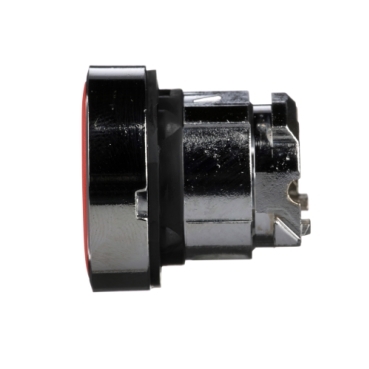 ZB4BA4 - red flush pushbutton head Ø22 spring return unmarked ...