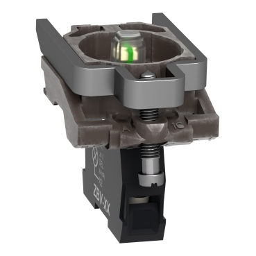 ZB4BVB1 - cuerpo para piloto luminoso - ZB4 - LED integral blanco - 24 ...