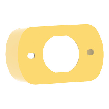 ZB4BZ2005 - Yellow narrow EMO guard for Ø 40 Emergency stop | Schneider ...
