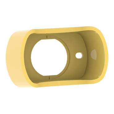 ZB4BZ2005 - Yellow narrow EMO guard for Ø 40 Emergency stop | Schneider ...