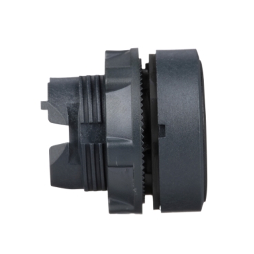 ZB5AA2 - Push button head, plastic, flush, black, Ø22, spring return ...