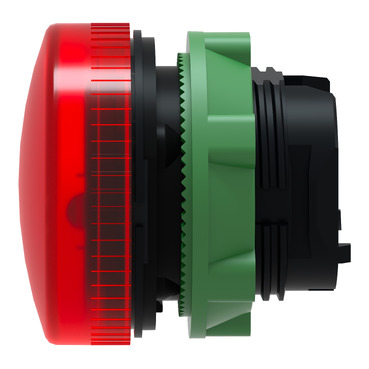 ZB5AV04 - red pilot light head ø22 plain lens for ba9s bulb | Schneider ...