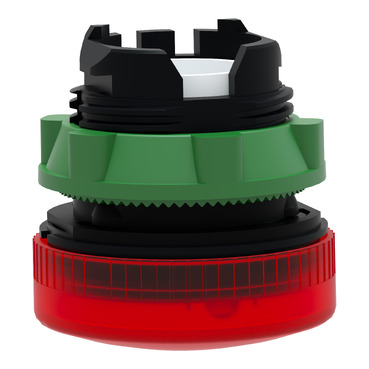 ZB5AV04 - red pilot light head ø22 plain lens for ba9s bulb | Schneider ...