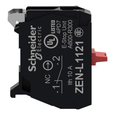 ZENL1121 - Harmony XAL - bloc contact O pour boite - raccordement vis ...
