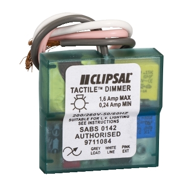 ZZA_1760402 - Clipsal - Dimmer -1.6A tacticle - black | Schneider ...