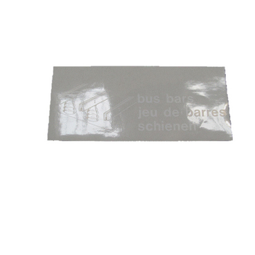 SPK848843 - Shutter busbar side sticker, MCSet 17.5 kV, spare part ...