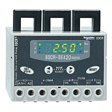 EOCR3E420-H33 - 전류계형 디지탈 과전류 계전기 - 3CT300 결합형 - 0.5…60 A - 220 V AC | Schneider Electric 대한민국