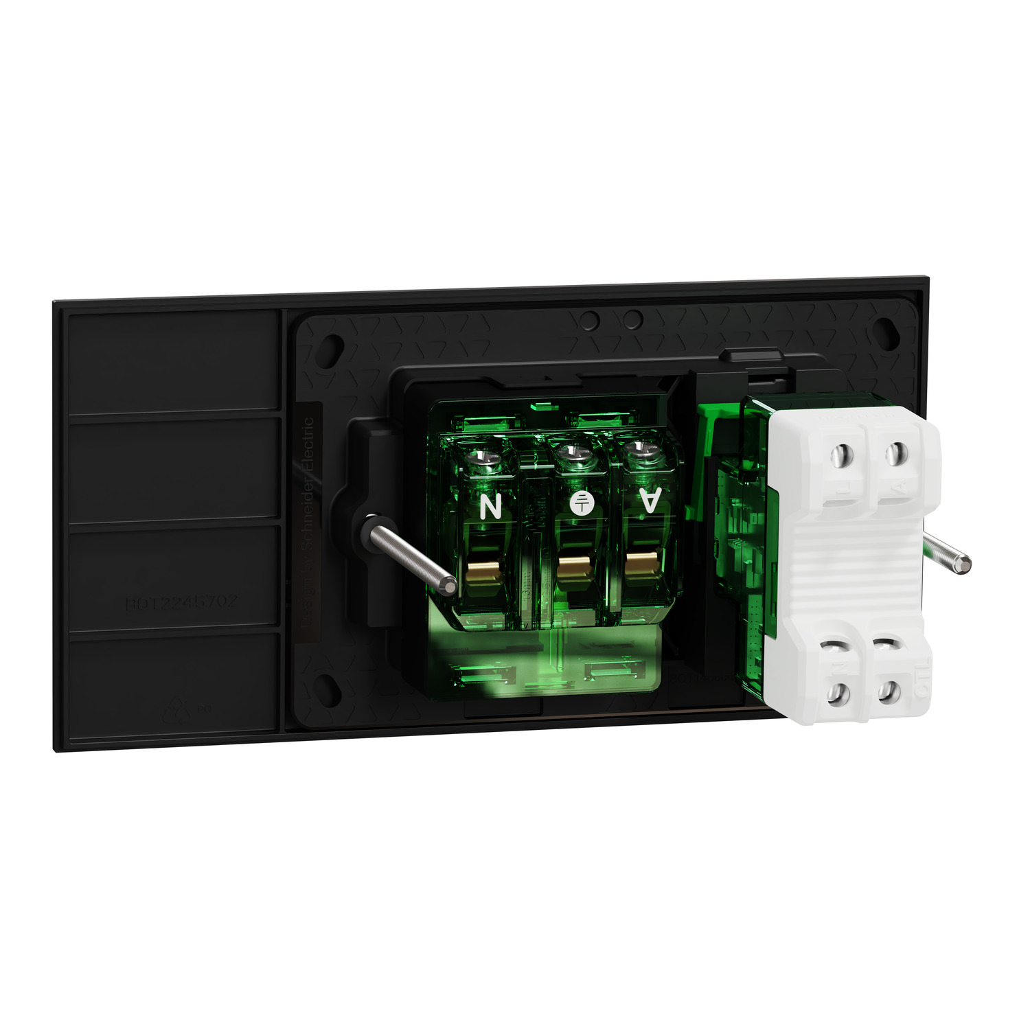 1010CSZ-ZB - Single Switch Power Point, Solis, Smart Switch, Horizontal ...