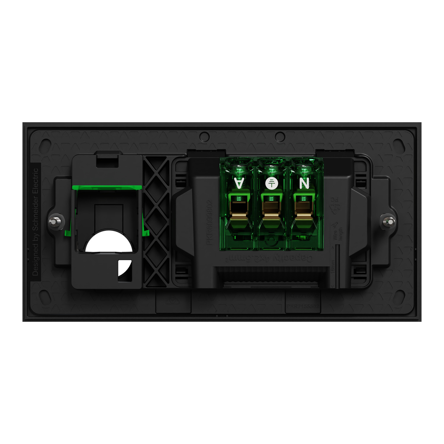 1025XUA-ZB - Double Switch Power Point, Clipsal Solis, Horizontal Mount ...