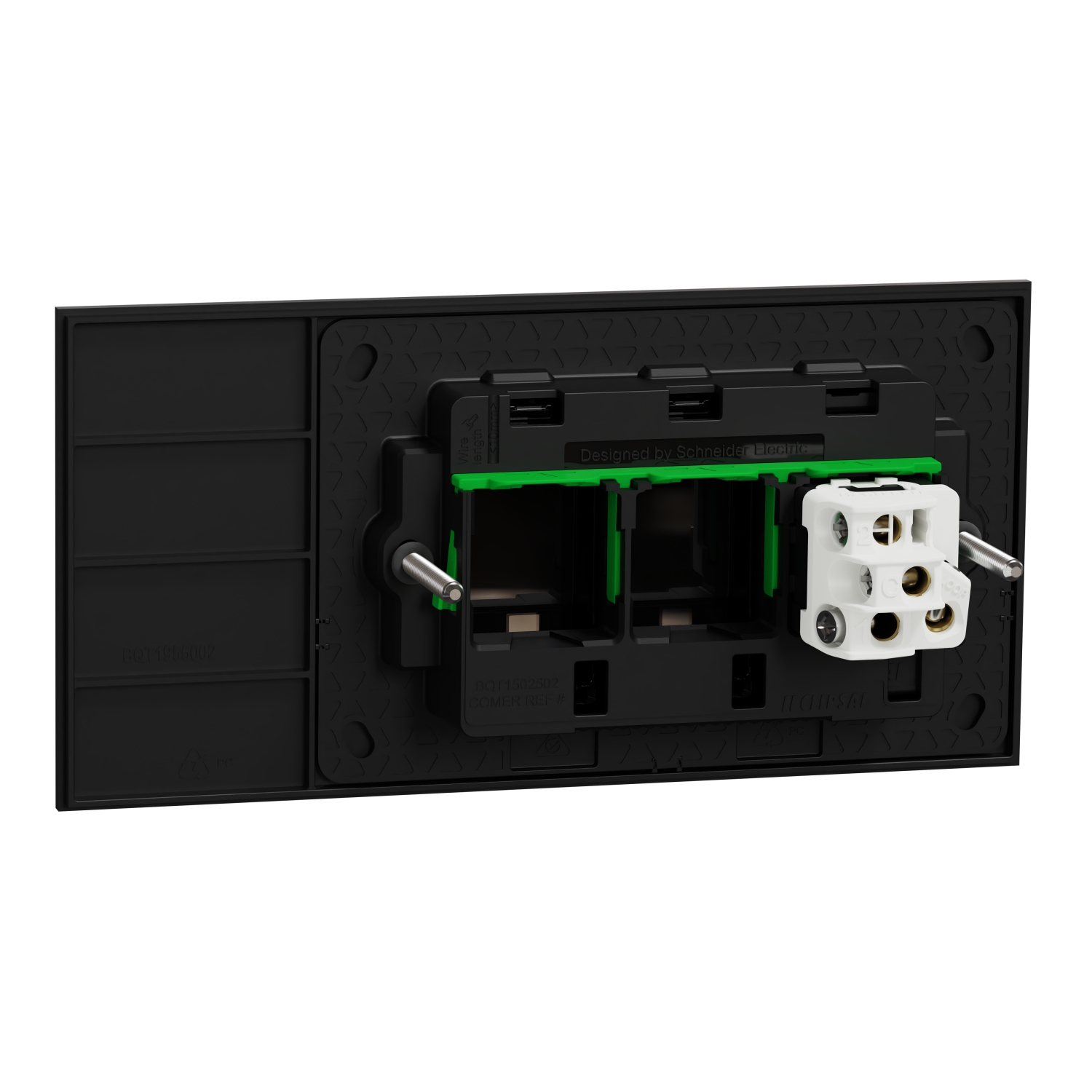1041PA-ZB - Flush Switch, Clipsal Solis, Horizontal Mount, 1 Gang, 230V ...