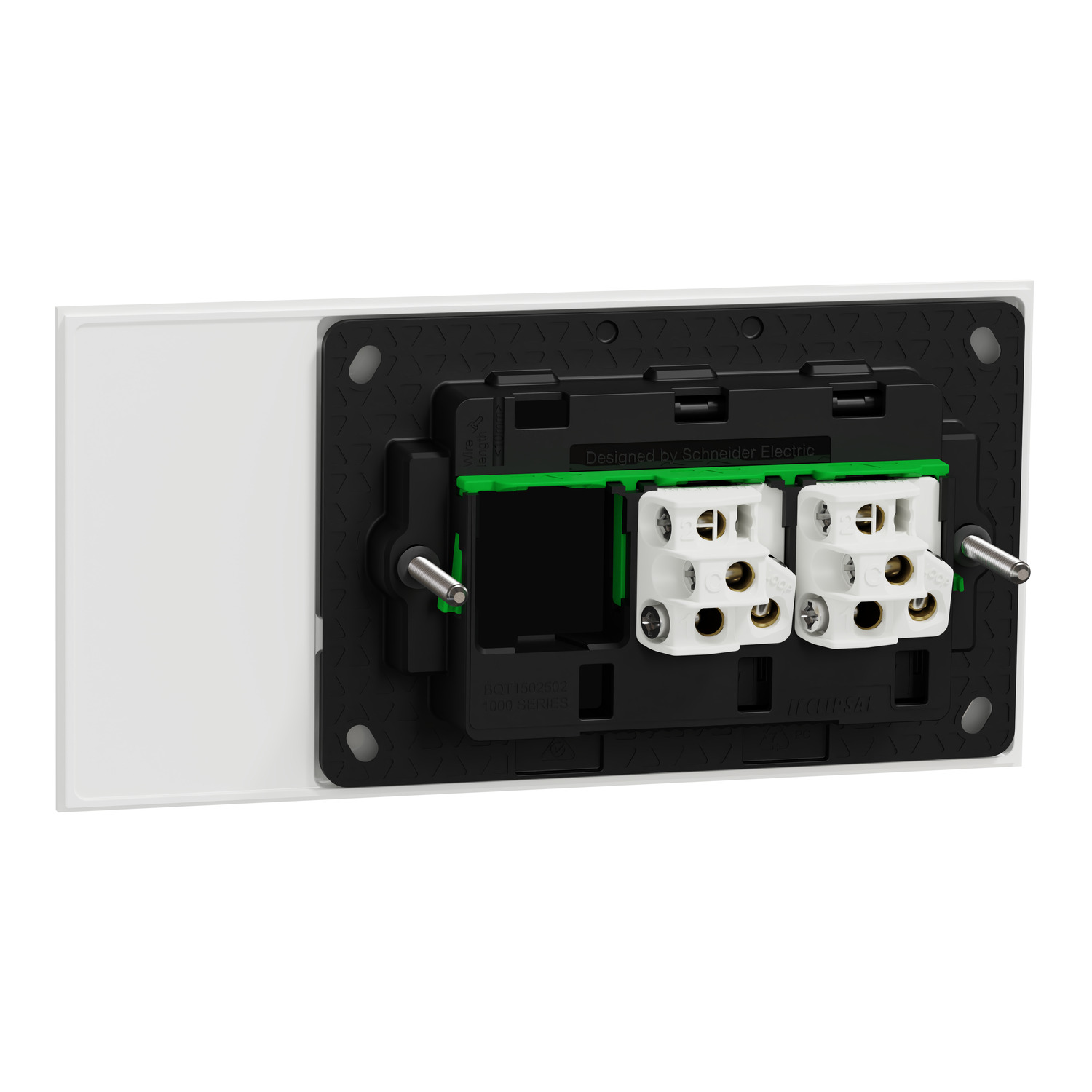 1042TA-WC - Flush Switch, Solis T Series, Horizontal Mount, 2 Gang ...