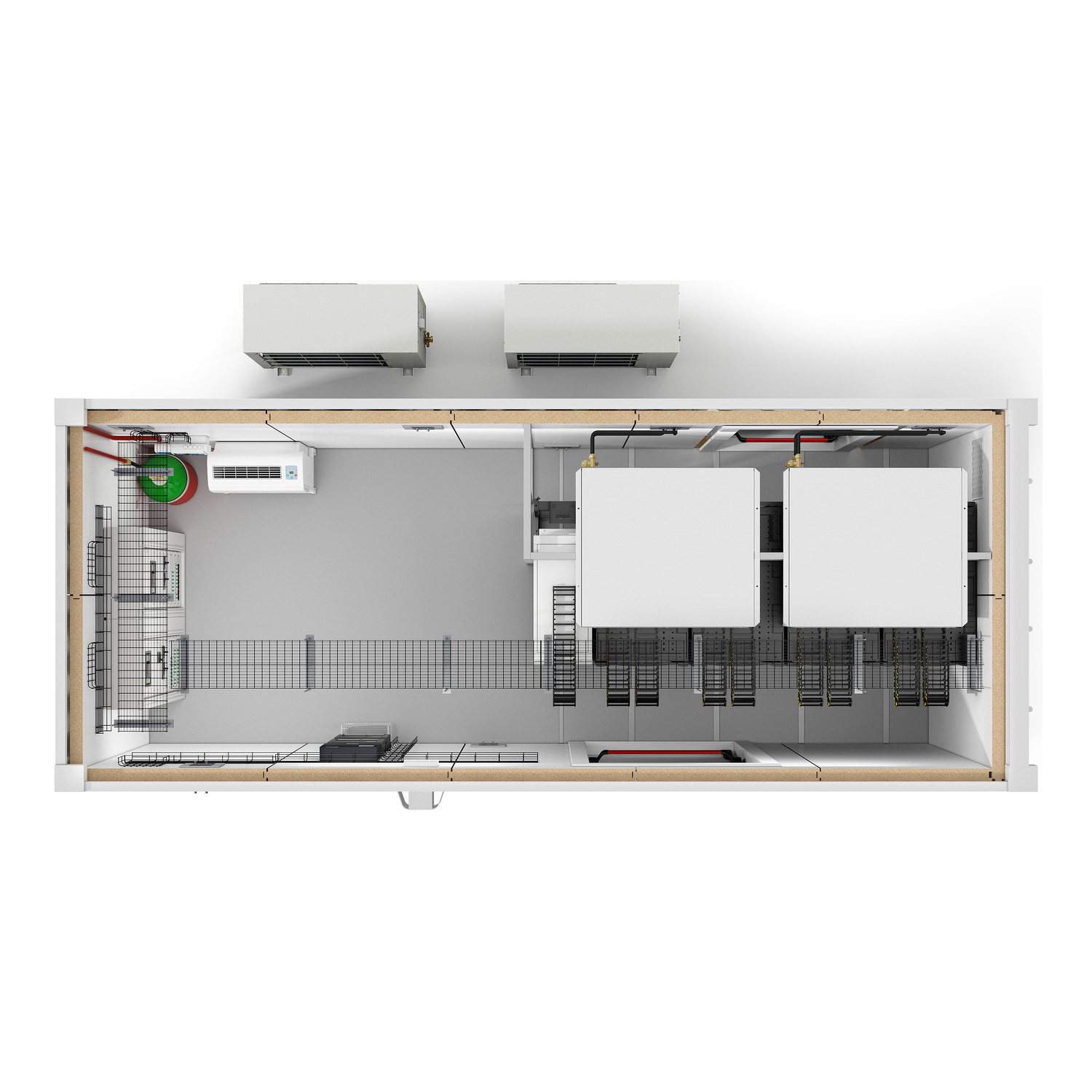 PFMICP014F1R004B - All In One ISO Container 14kW Easy 4 rack overhead ...