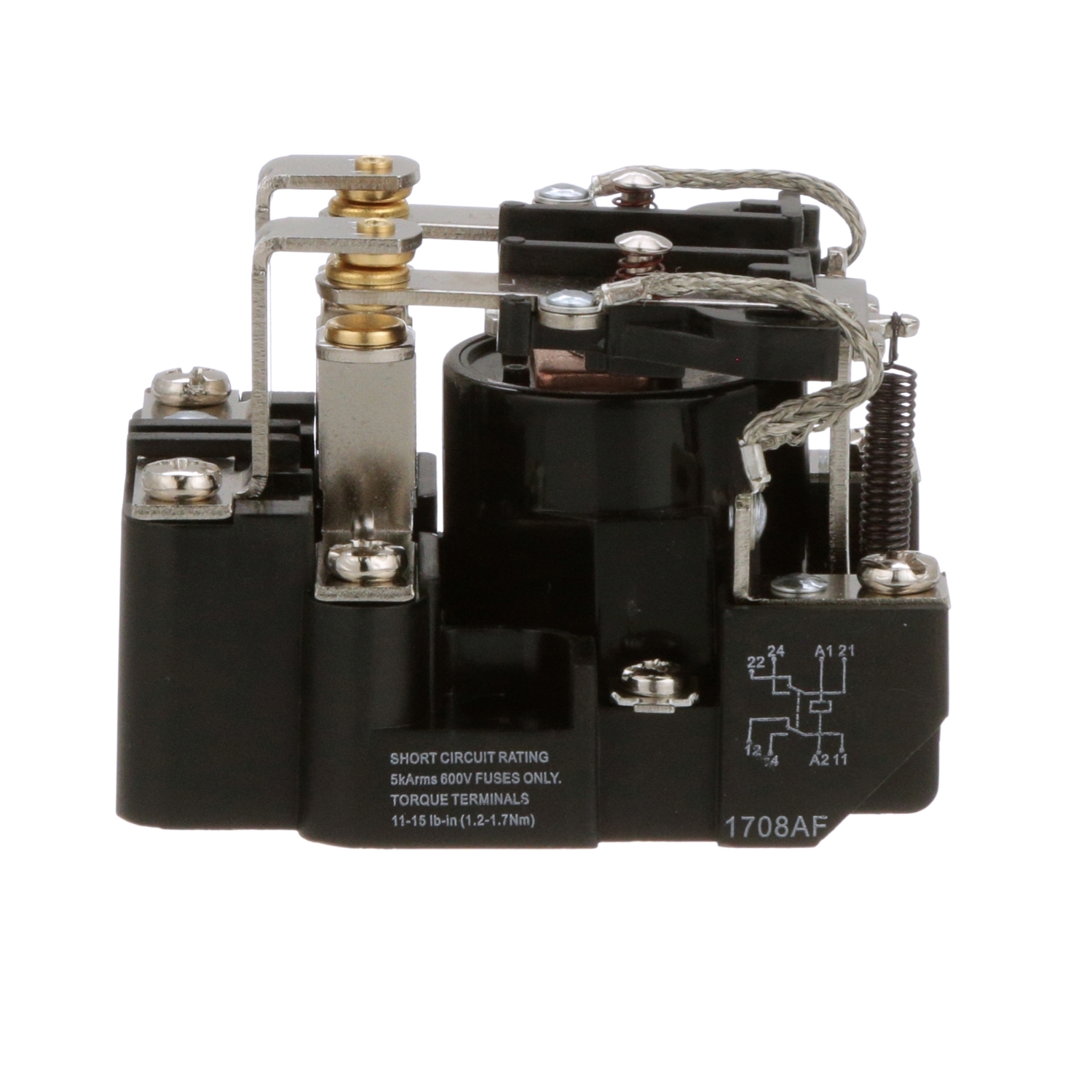 199AX-14 - Power Relay, DPDT, open cover type, screw terminal, 40A ...