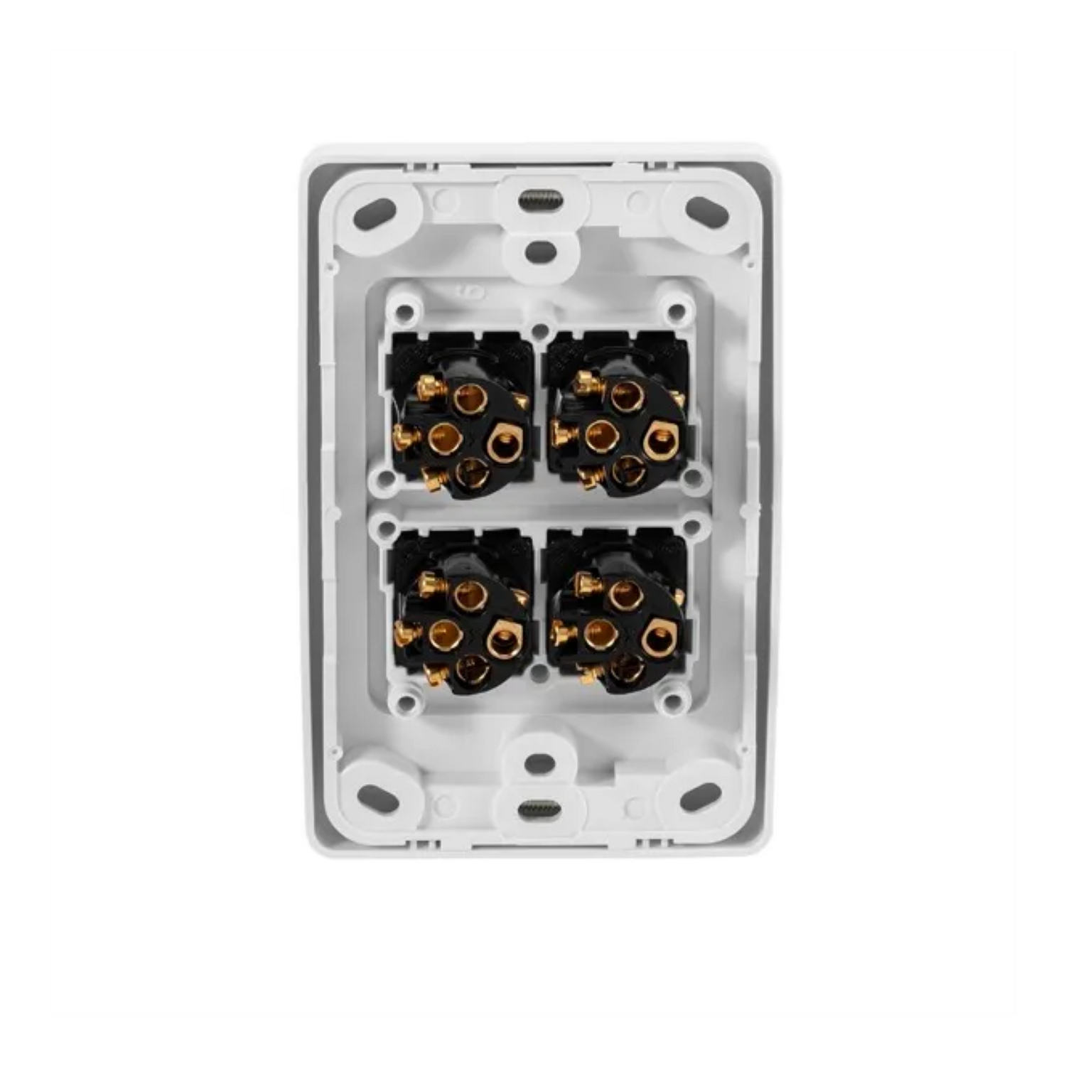 2034VA-WE - Flush Switch, 2000 Series, 4 Gang, 250VAC, 10A, Standard ...