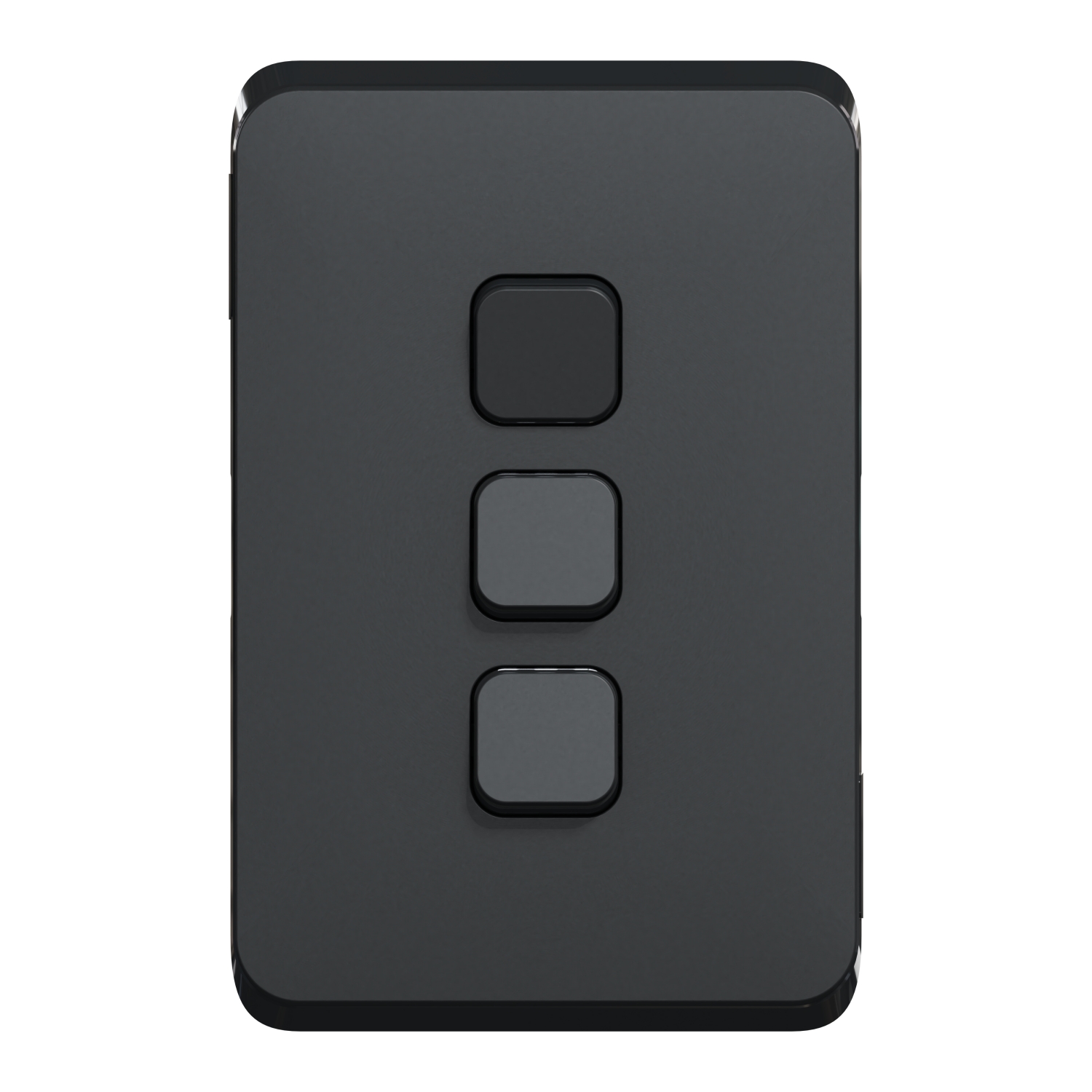 3043C-XB - Clipsal Iconic, Switch Plate Skin, 3 Gang, Horizontal ...