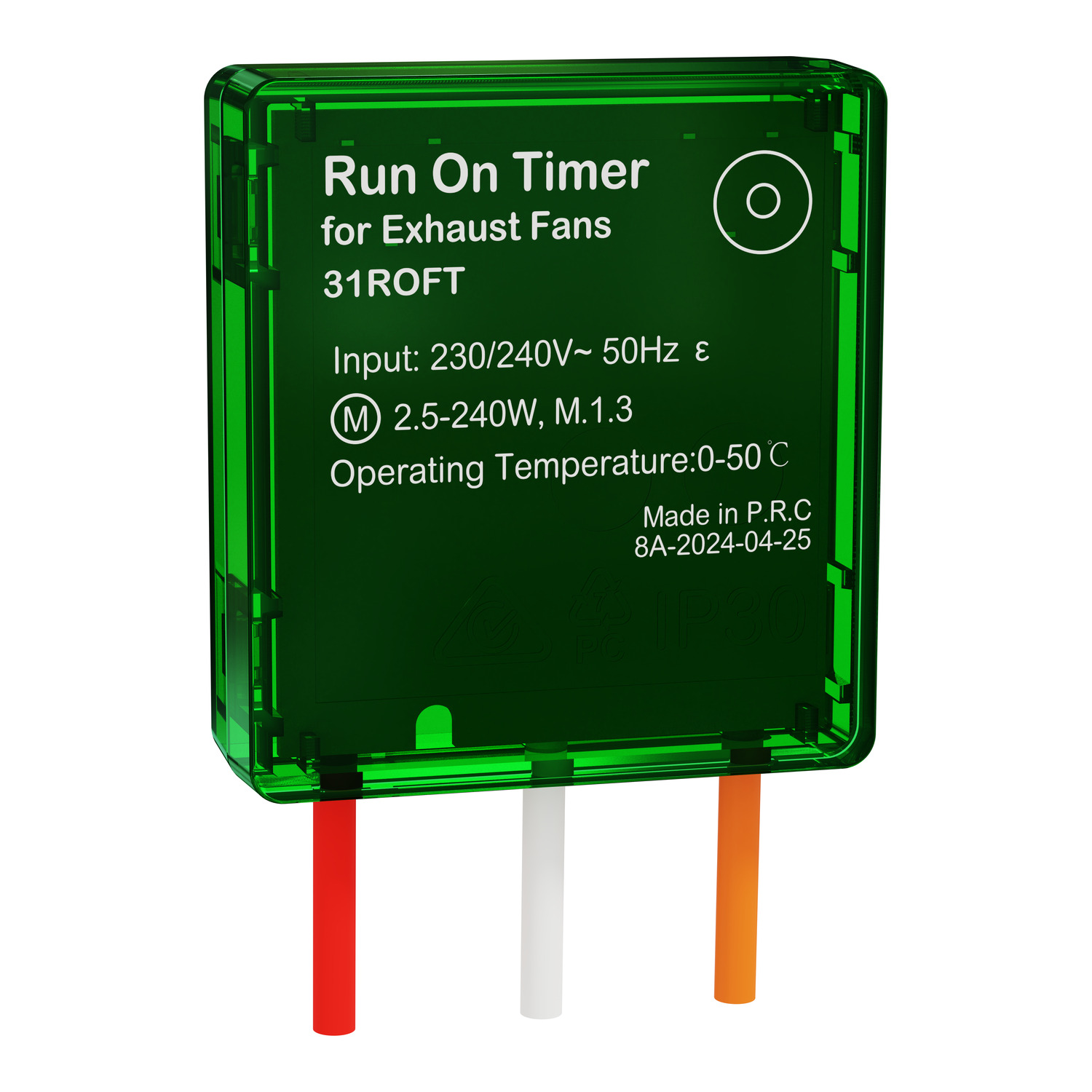 31ROFT - Run On timer, Standard Series, clipsal, 1A, with selectable ...