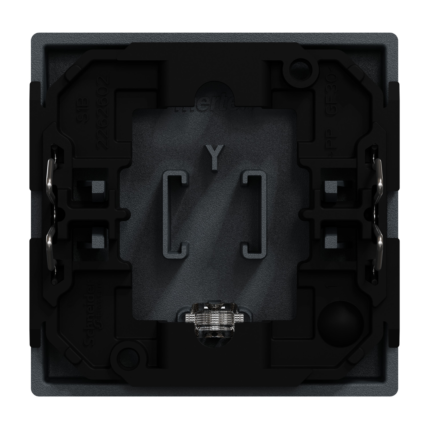 431014 - Rocker, Merten System M, with indicator window, anthracite ...