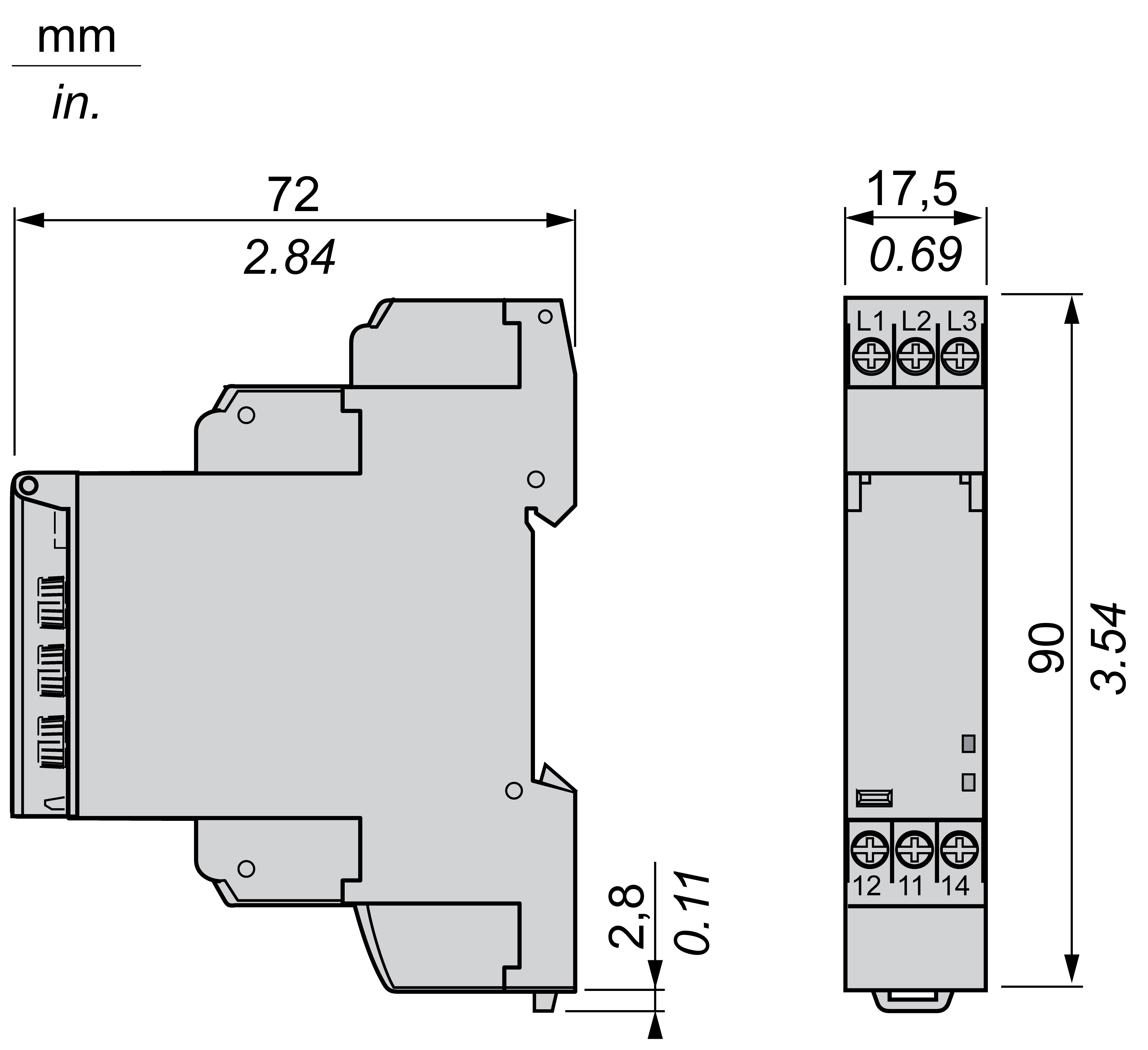 multifunction relay, Harmony Timer Relays, 8A, 1CO, 0.1s..10 h, power ...