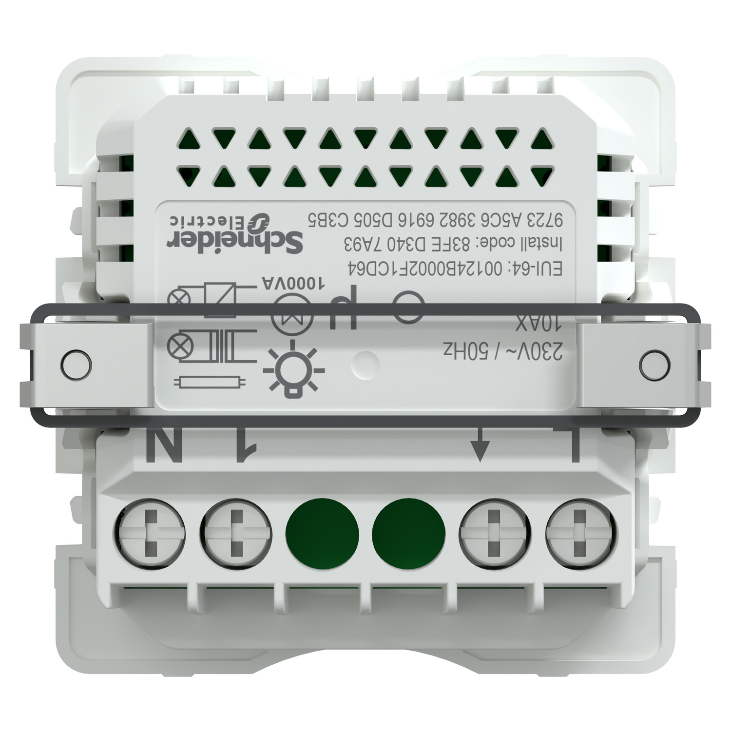 545D0615 - push-button switch, LK FUGA, wiser, without cover plate ...