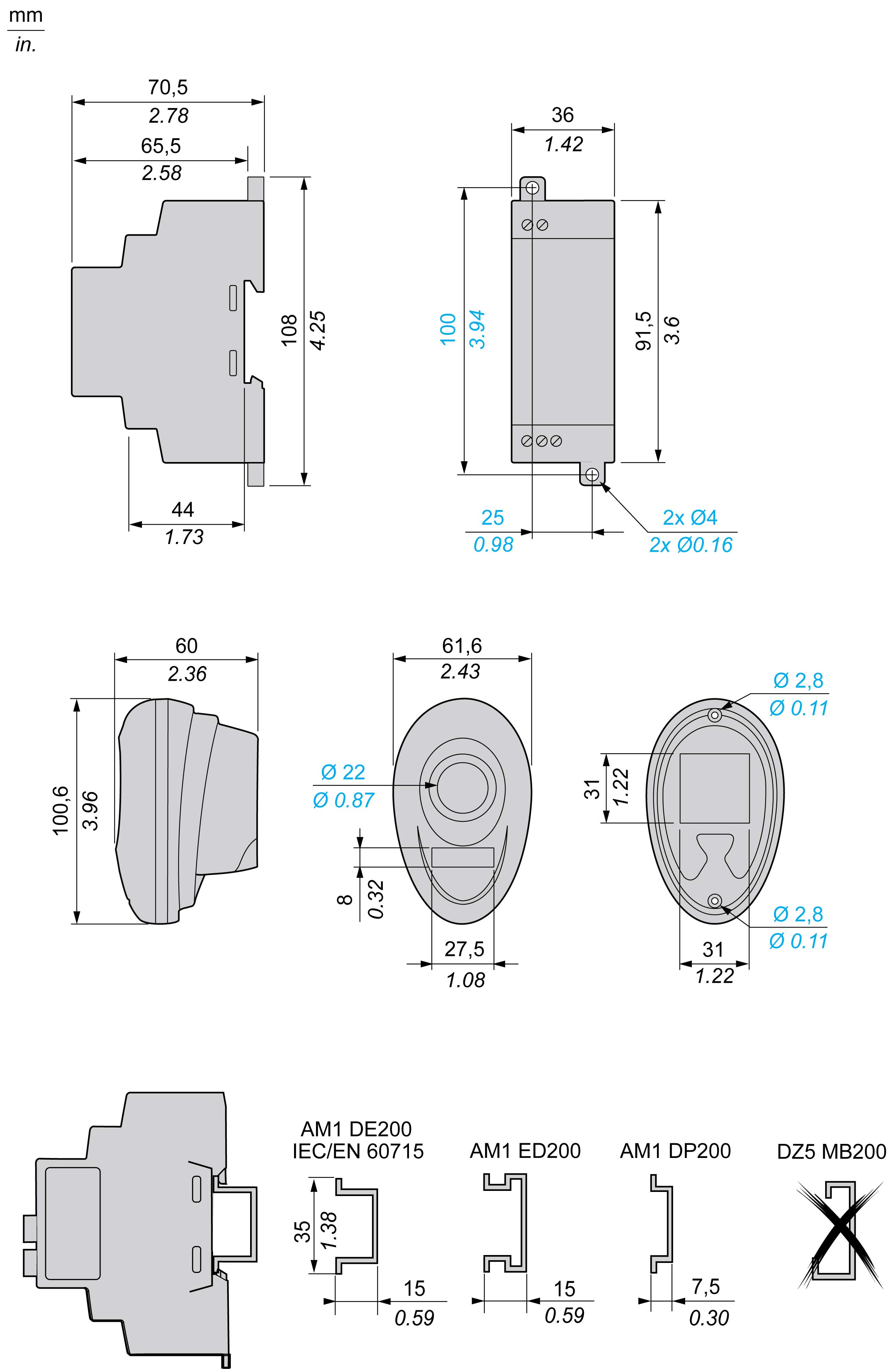 Pack with 1 wireless and batteryless push button +1 non configurable ...